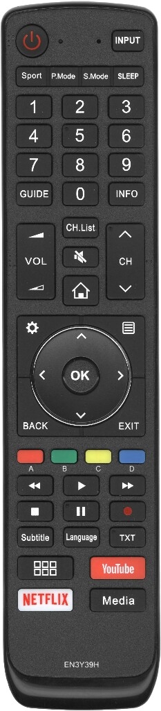 Hisense EN3Y39H (SMART TV) пульт для телевизора. Быстрая доставка!